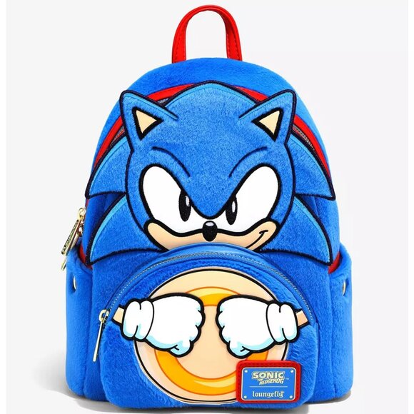 Loungefly | Bags | Loungefly Sonic The Hedgehog Figural Blue Backpack ...